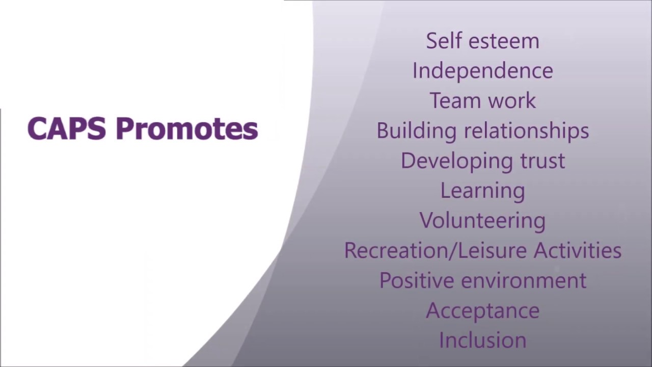 CAPS - Adult Day Program | CLH Developmental Support Services - YouTube