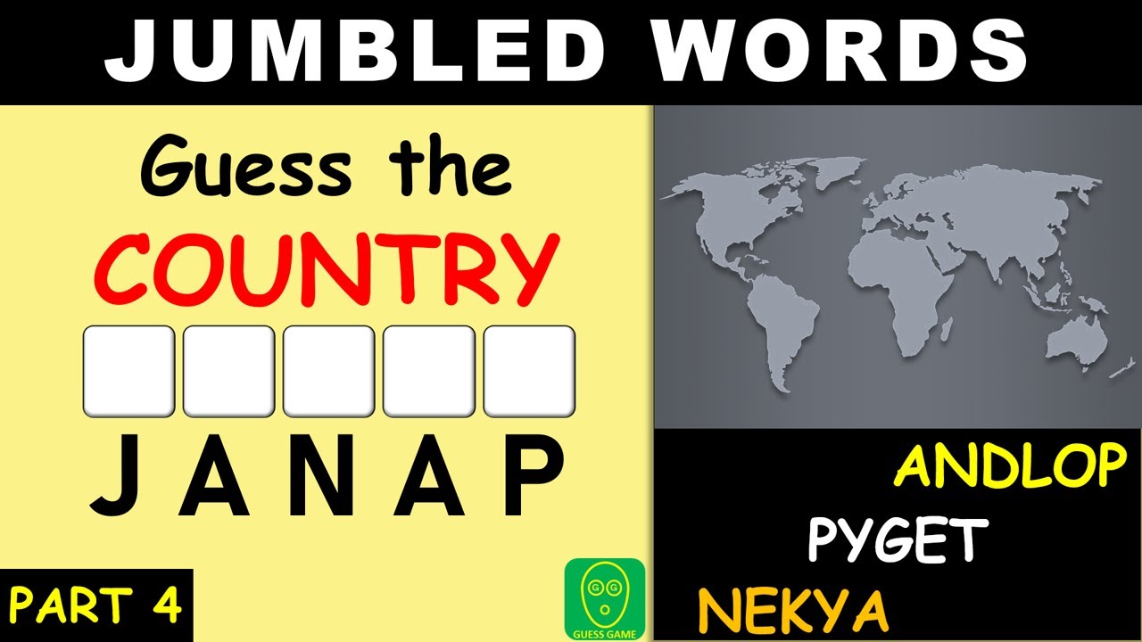 Jumbled Words Game Part 4 Guess The Country YouTube jumbled-words-game-part-4-guess-the-country-youtube