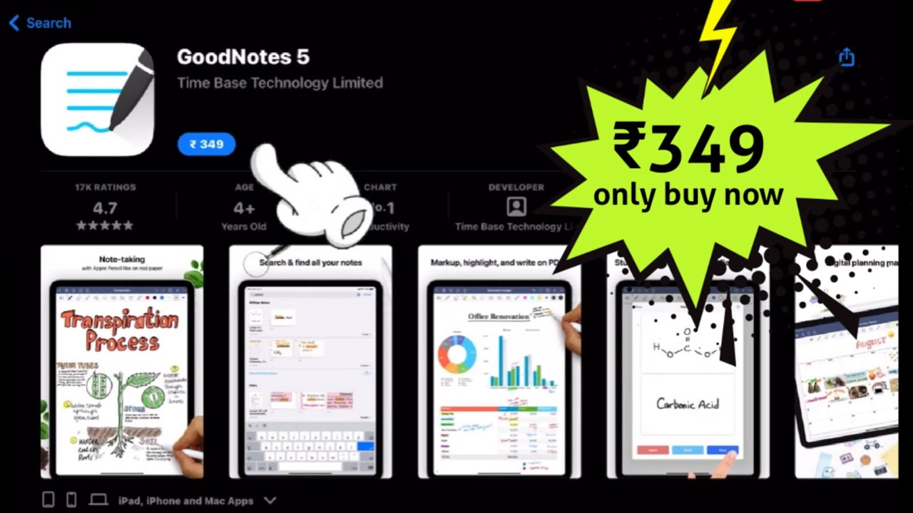 Good notes 5 drop the price only- ₹349 || Download now and view ...