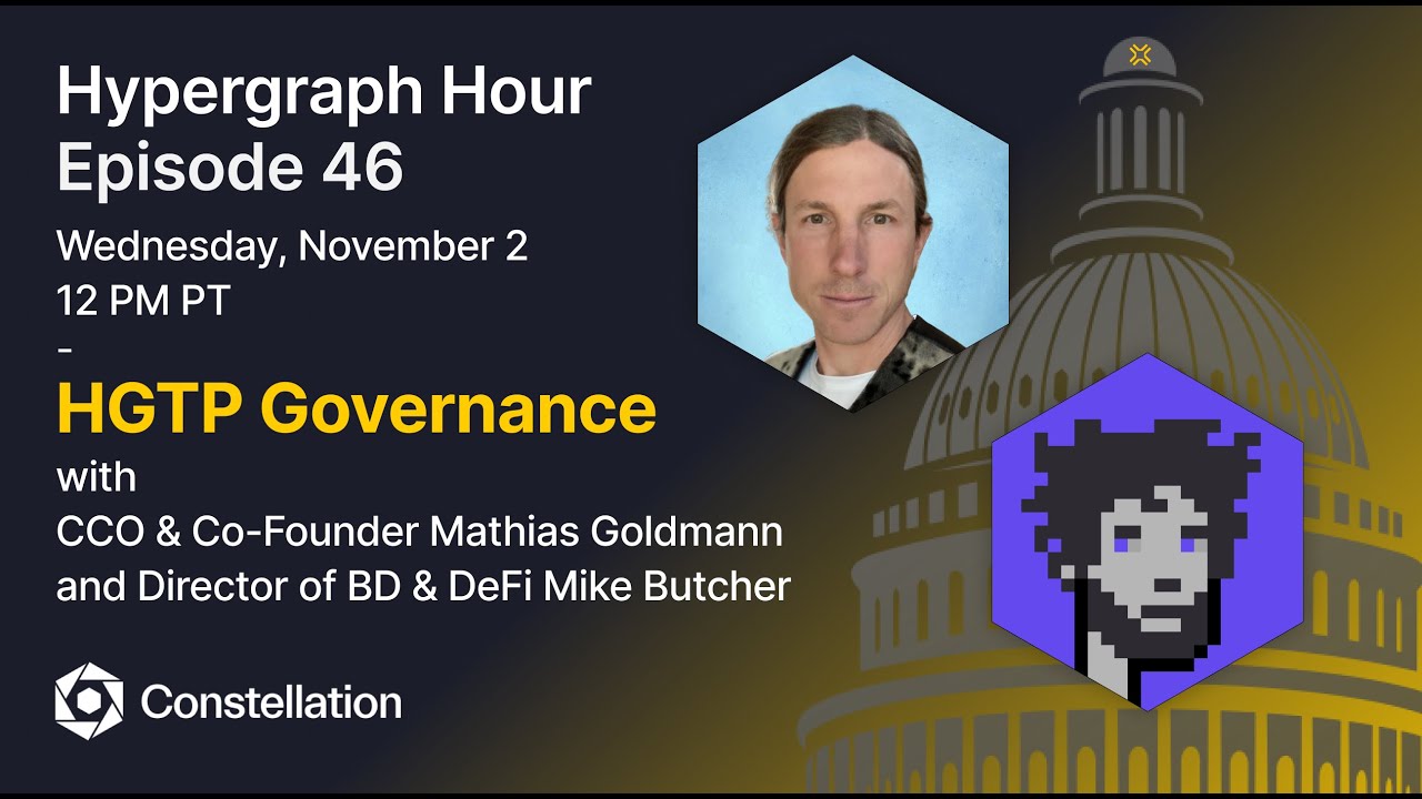 Hypergraph Hour Episode 46: HGTP Governance - YouTube