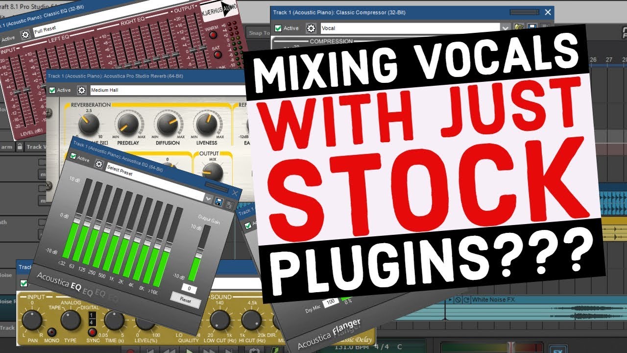 MIXING VOCALS WITH STOCK PLUGINS? (VOCAL MIXING DEMO) - YouTube