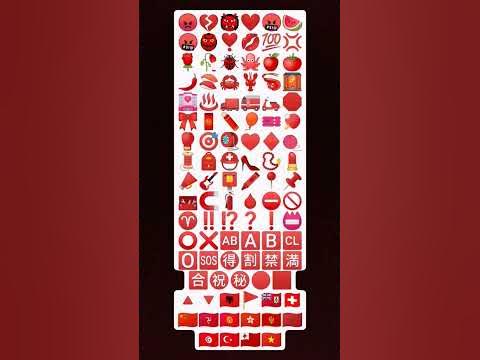 Все красные стикеры . - YouTube