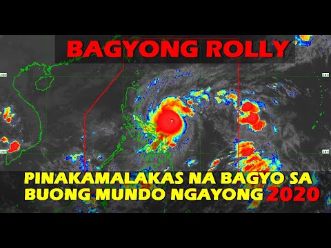 Bagyong Rolly Pinakamalakas na Bagyo sa Buong Mundo Ngayong 2020 ...