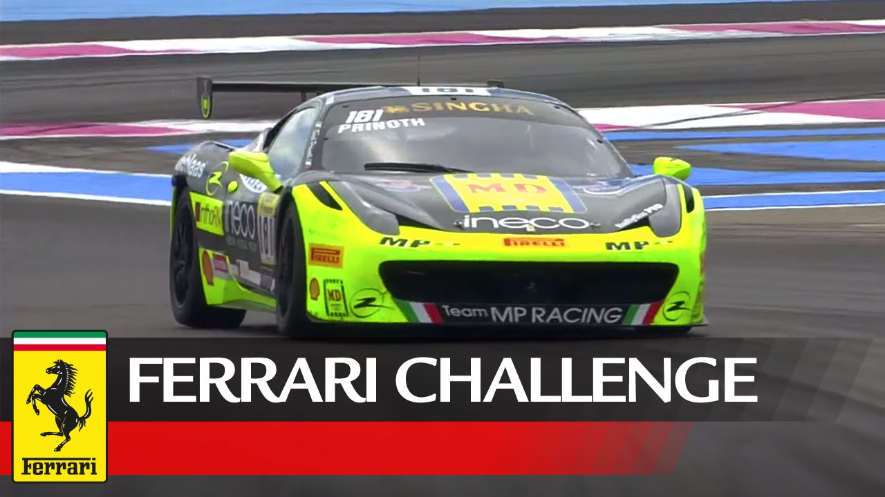 Ferrari Challenge Europe Coppa Shell - Le Castellet 2015: Race 2 - YouTube