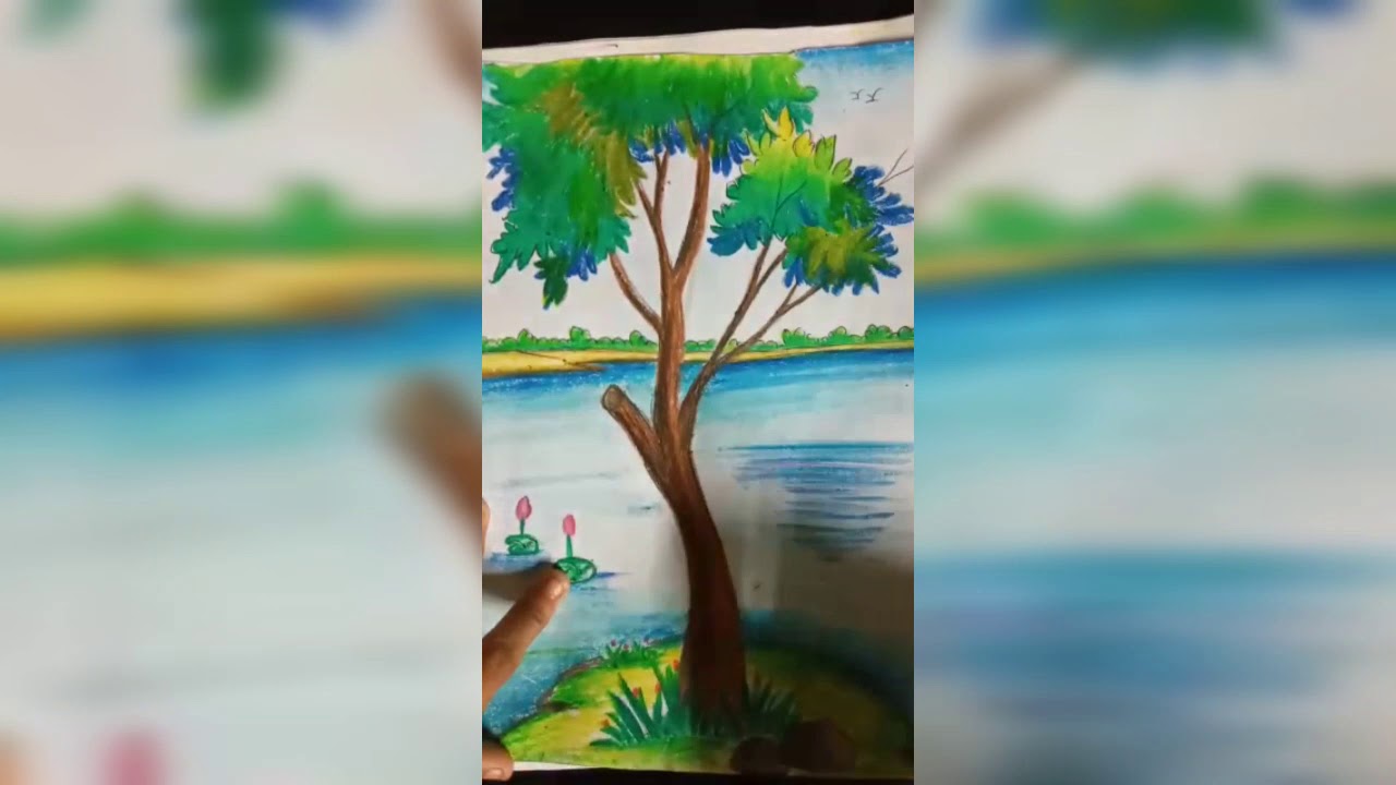 Easy beautiful drawing... - YouTube