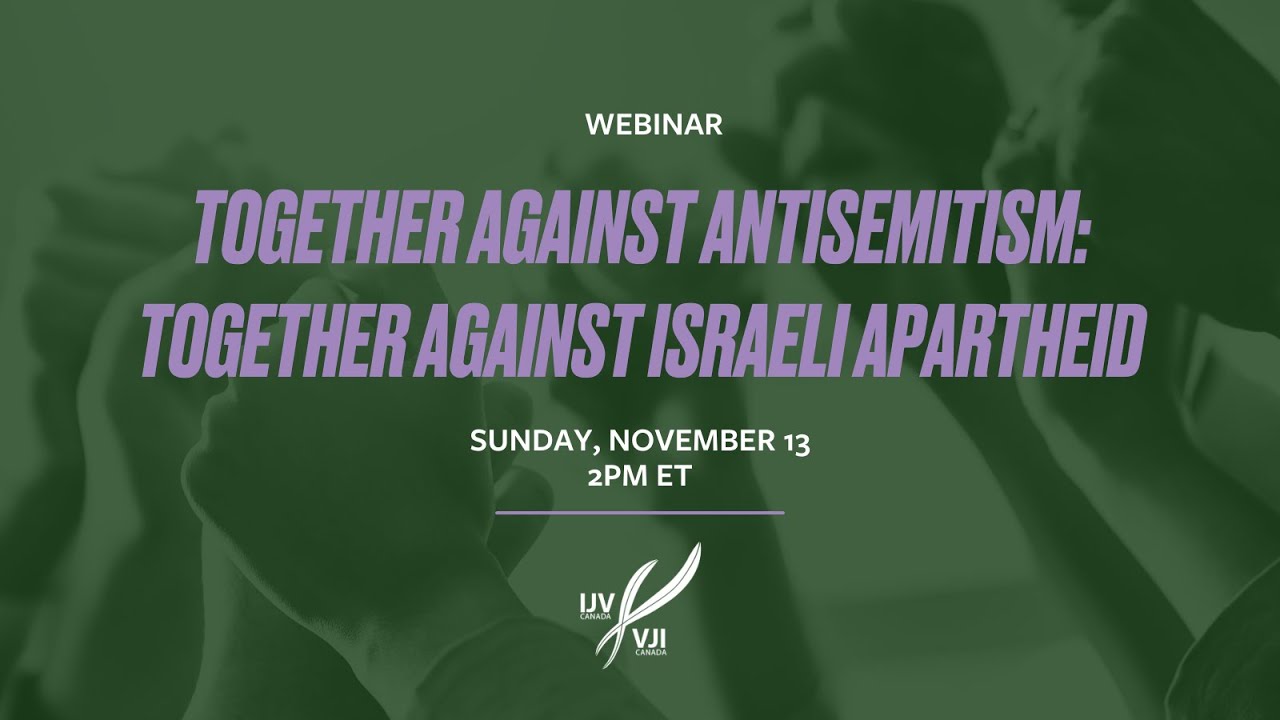 Together Against Antisemitism, Together Against Israeli Apartheid - YouTube