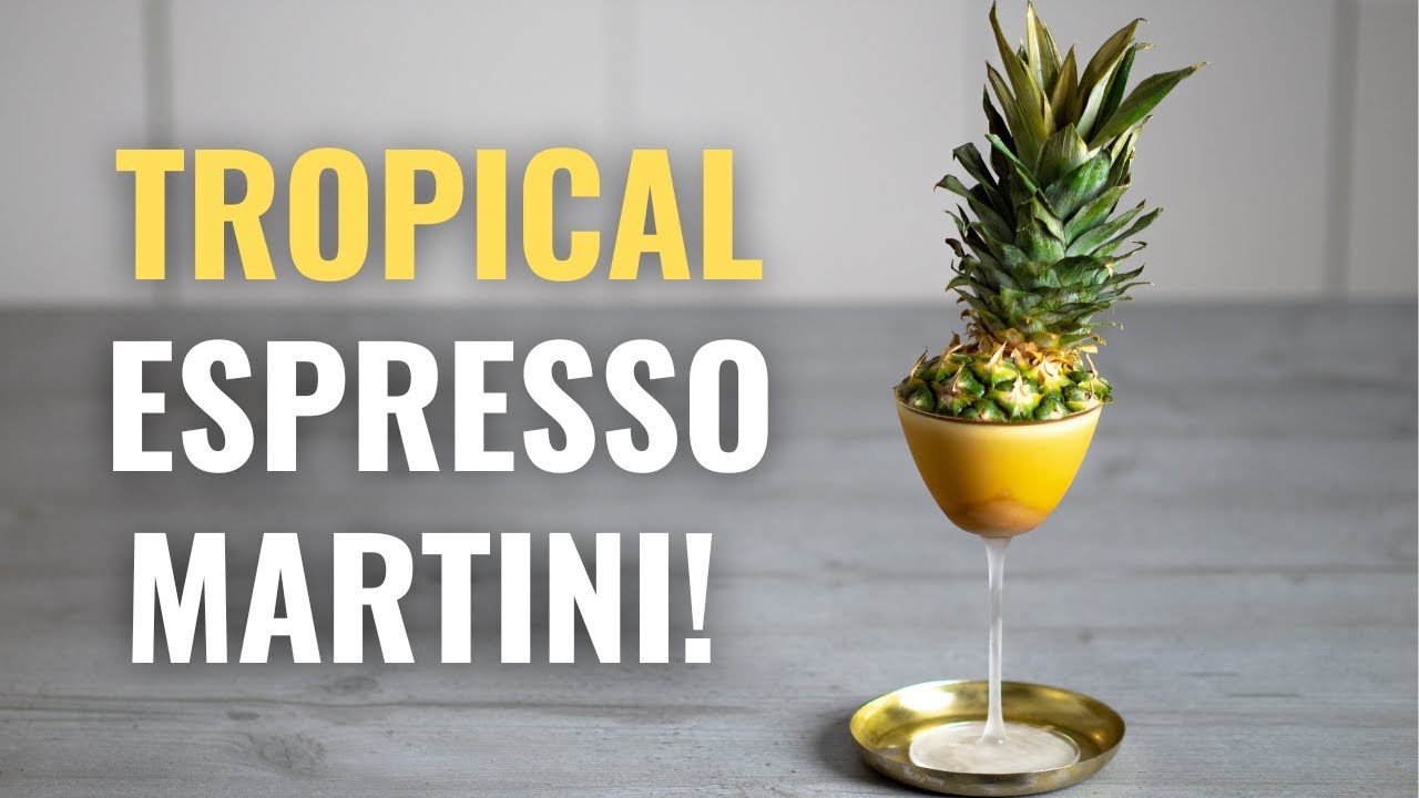 How to Make a TROPICAL Espresso Martini🍍🥥 + Easy Spiced Rum Recipe ...
