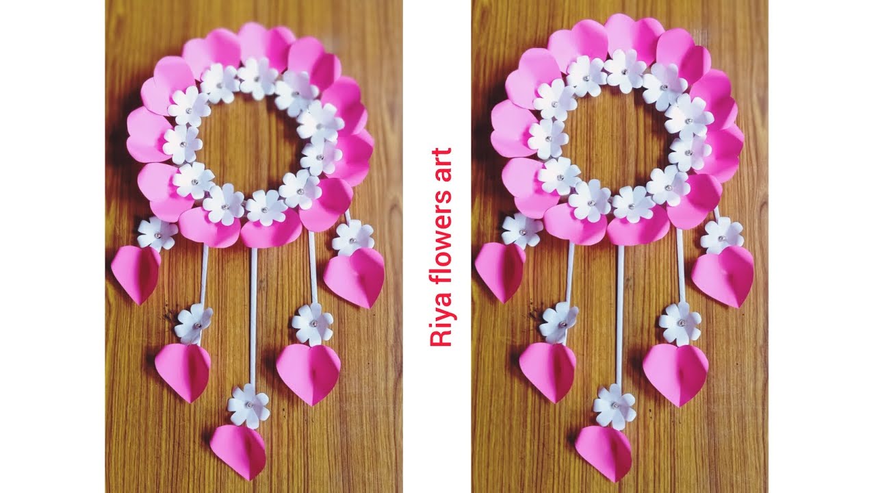 Easy and beautiful paper crafts wall hanging ideas|| - YouTube