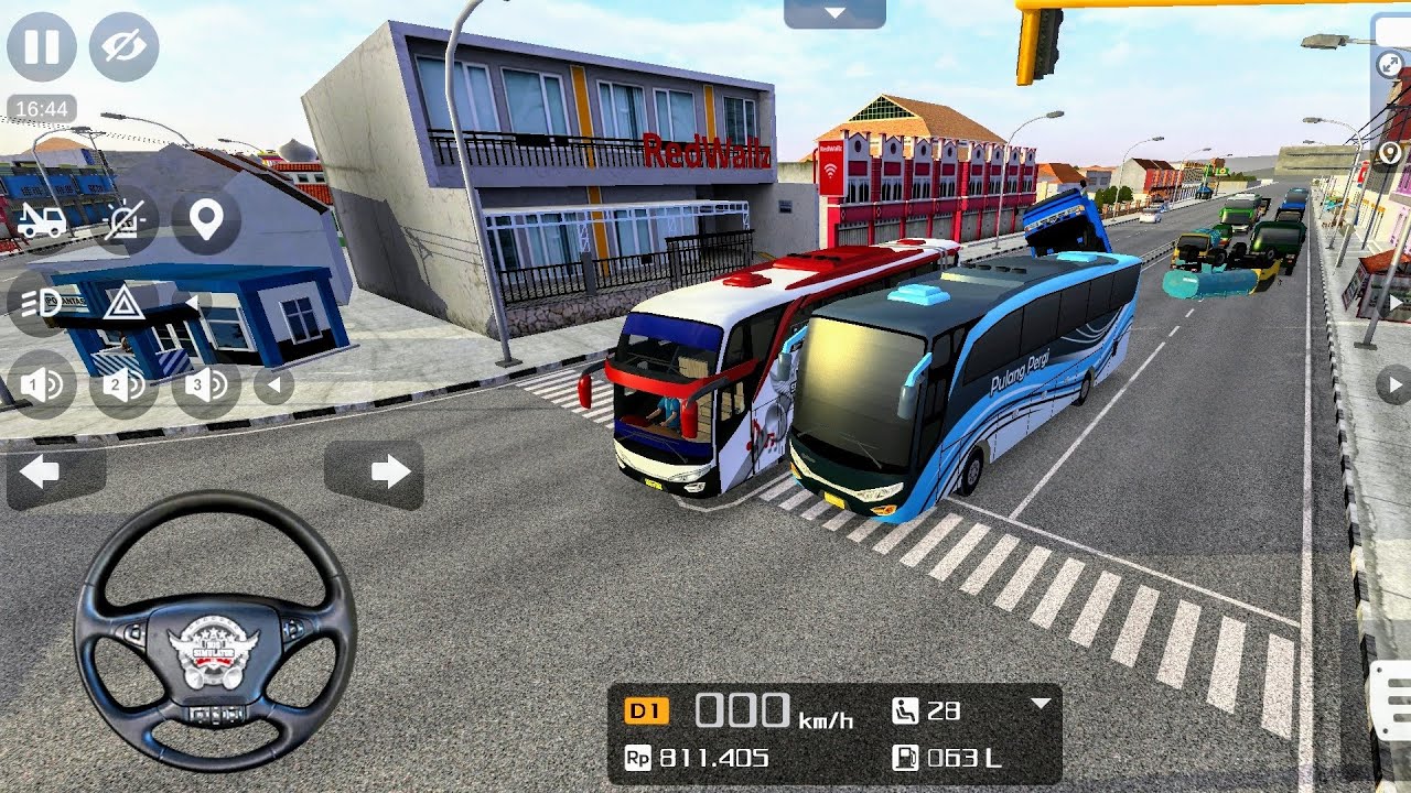 BUS V/S BUS 🔥 RACING 👊 Bus simulator Indonesia game || dimex2000 ...