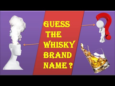 GUESS THE WHISKY(ALCOHOL) BRAND NAME | Logic | Brain Test | Puzzles ...
