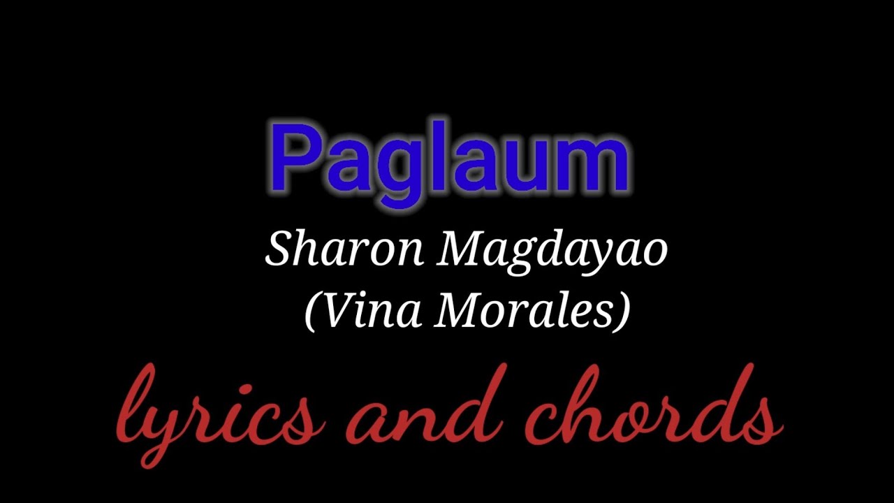 guitar tutorial "paglaum" by sharon magdayao (Vina Morales) - YouTube