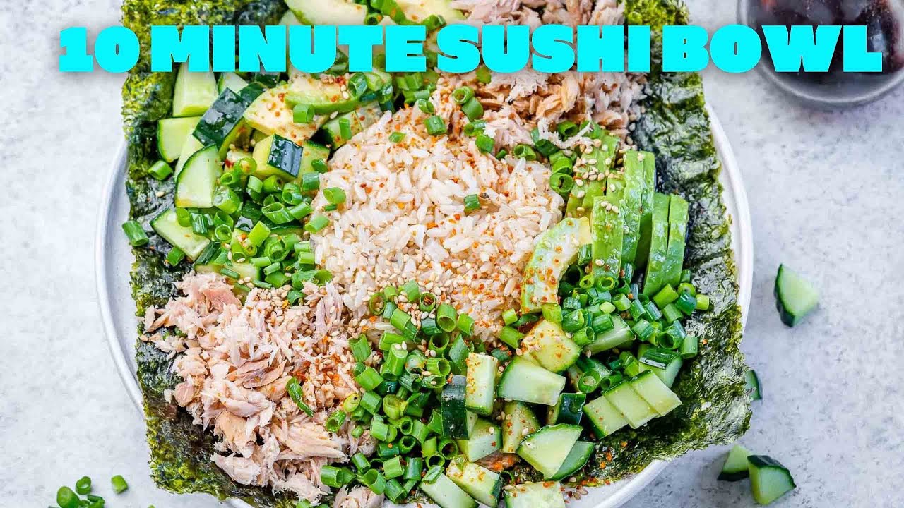 10 Minute Deconstructed Faux “Sushi” Bowls Recipe - YouTube