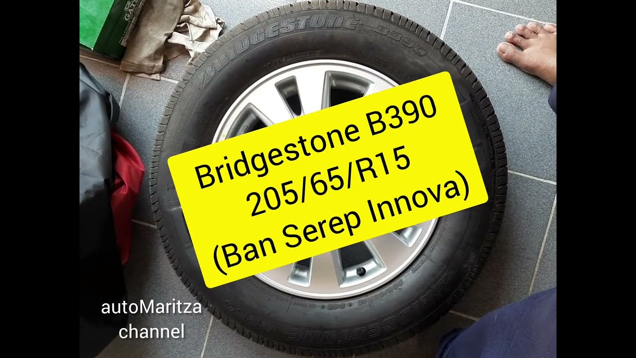 205/65/R15 Bridgestone B390 ban mobil - car tyre - YouTube