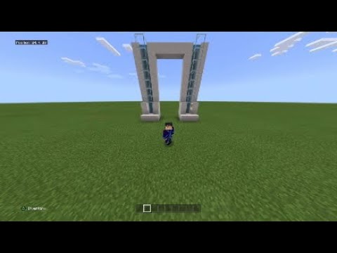 How To Make a Water Elevator In Minecraft Bedrock - YouTube
