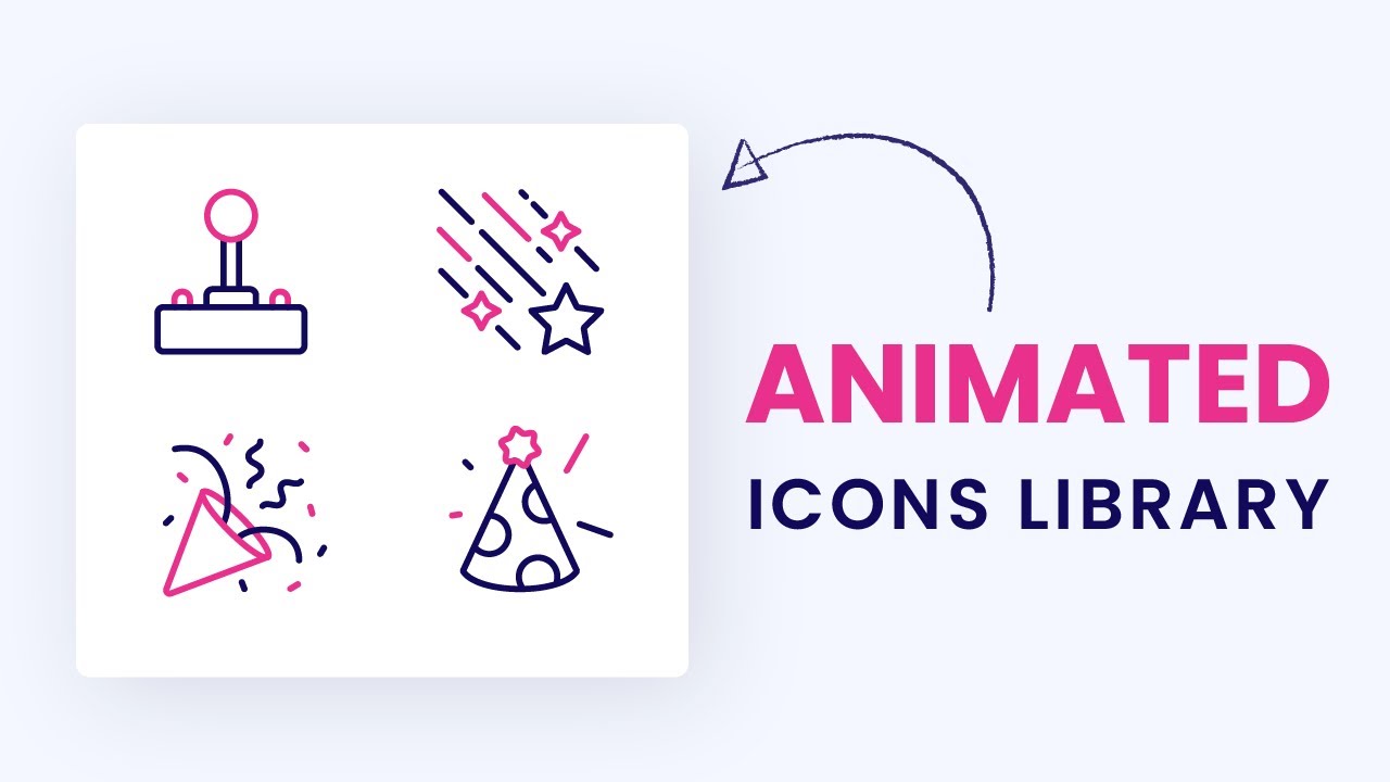 Huge Animated Icons Library - YouTube