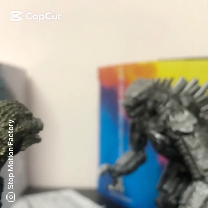 Godzilla minus one vs Mechagodzilla #godzilla #stopmotion - YouTube