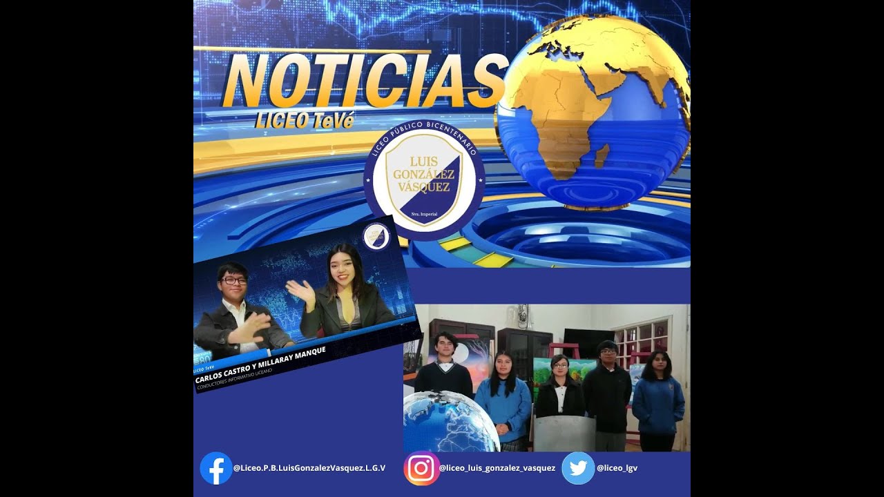 Primera Edición Noticiero escolar Liceo TeVé - YouTube