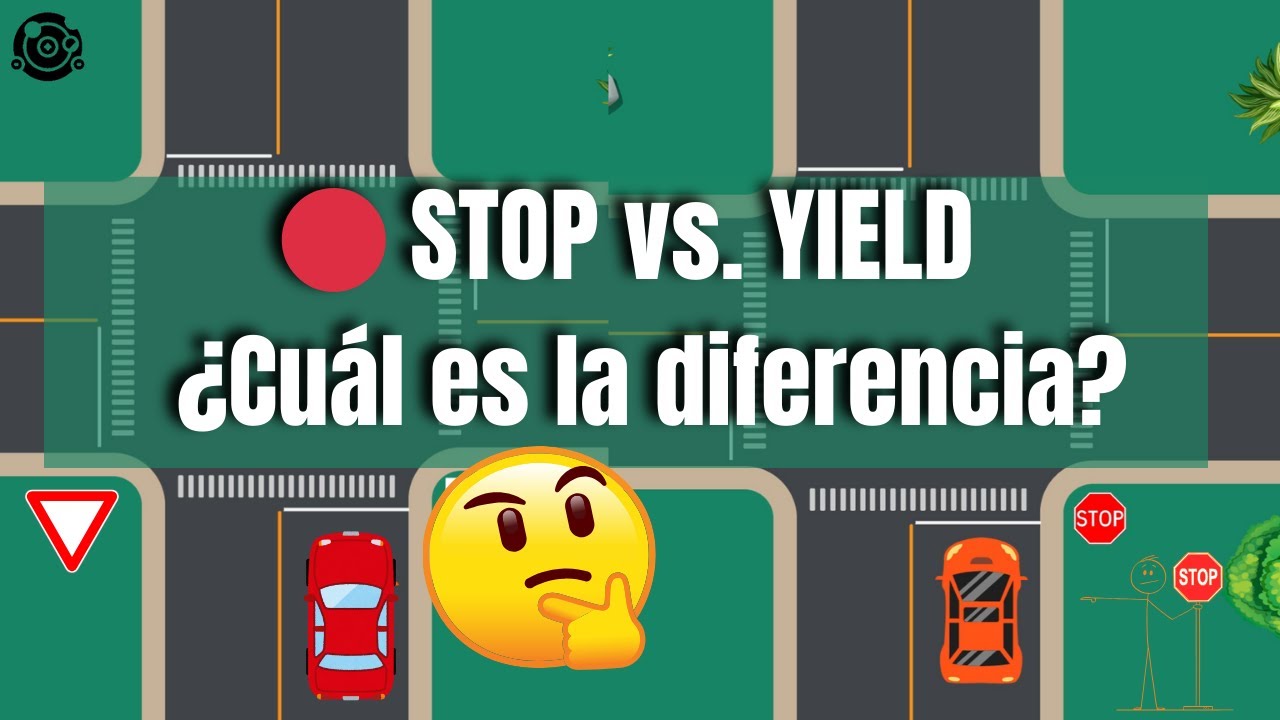 La diferencia entre las señales de STOP y YIELD | Explicación ...