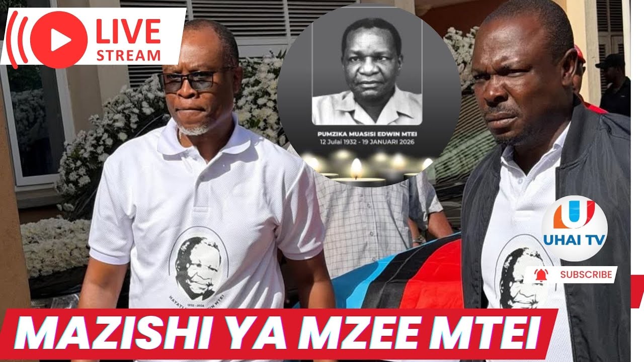 🔴🅻🅸🆅🅴: MAZISHI YA MZEE EDWIN MTEI MUASISI WA CHADEMA - YouTube