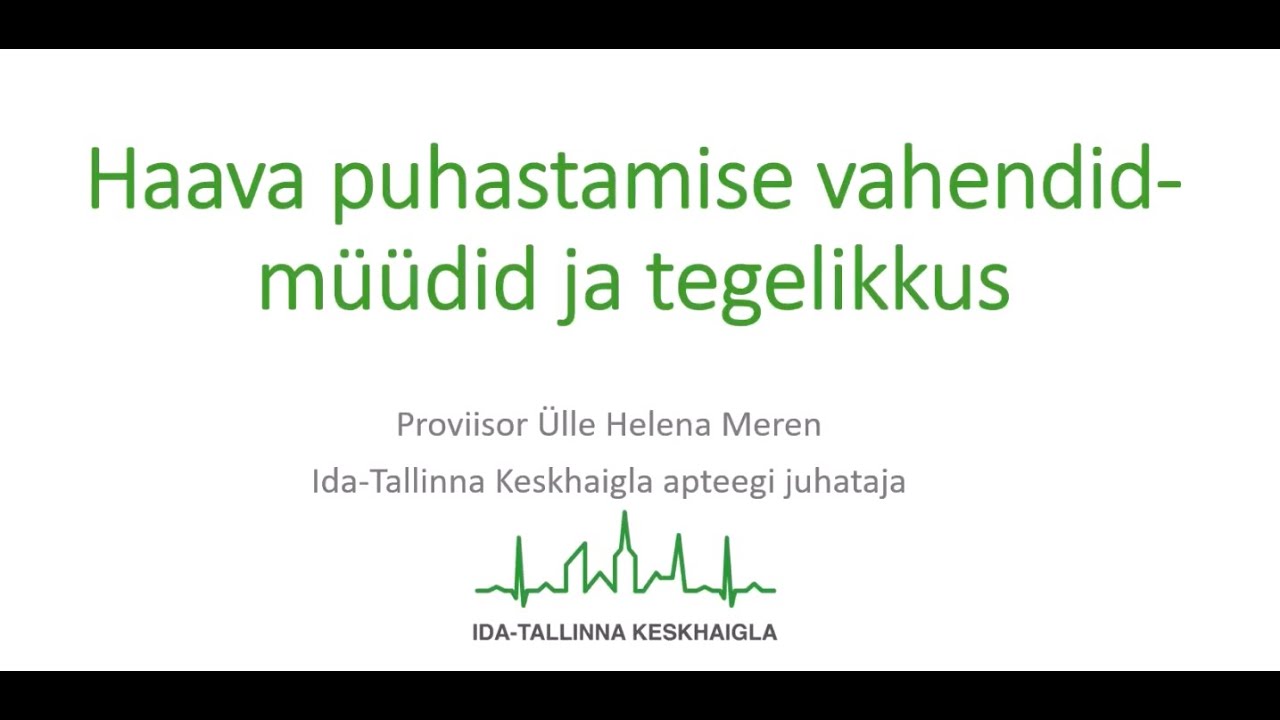 Haava puhastamise vahendid – millist valida ja kuidas õigesti kasutada ...