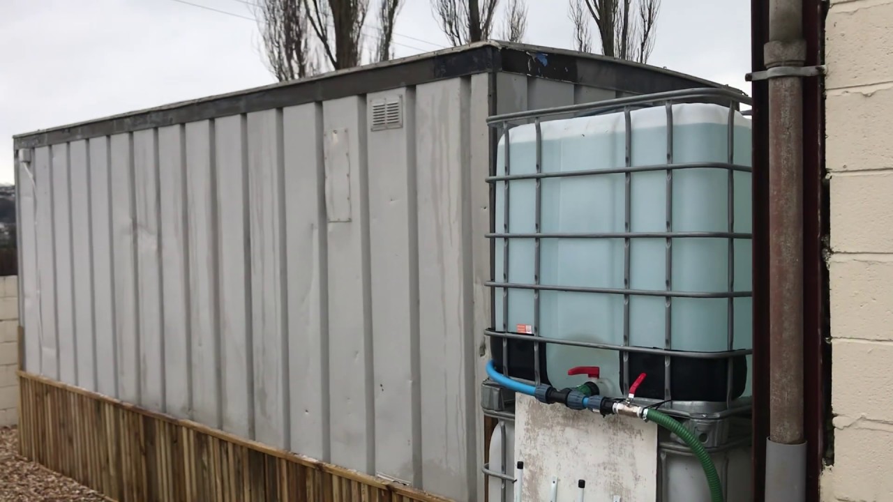 IBC Tanks ,Storage for window cleaning - YouTube