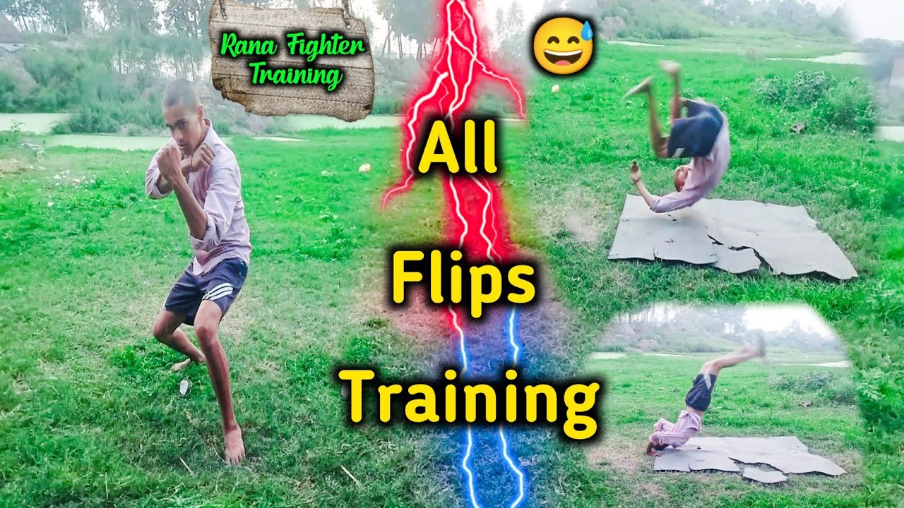 Rana Fighter All flips 🔥Training Desi Workout 😅 - YouTube