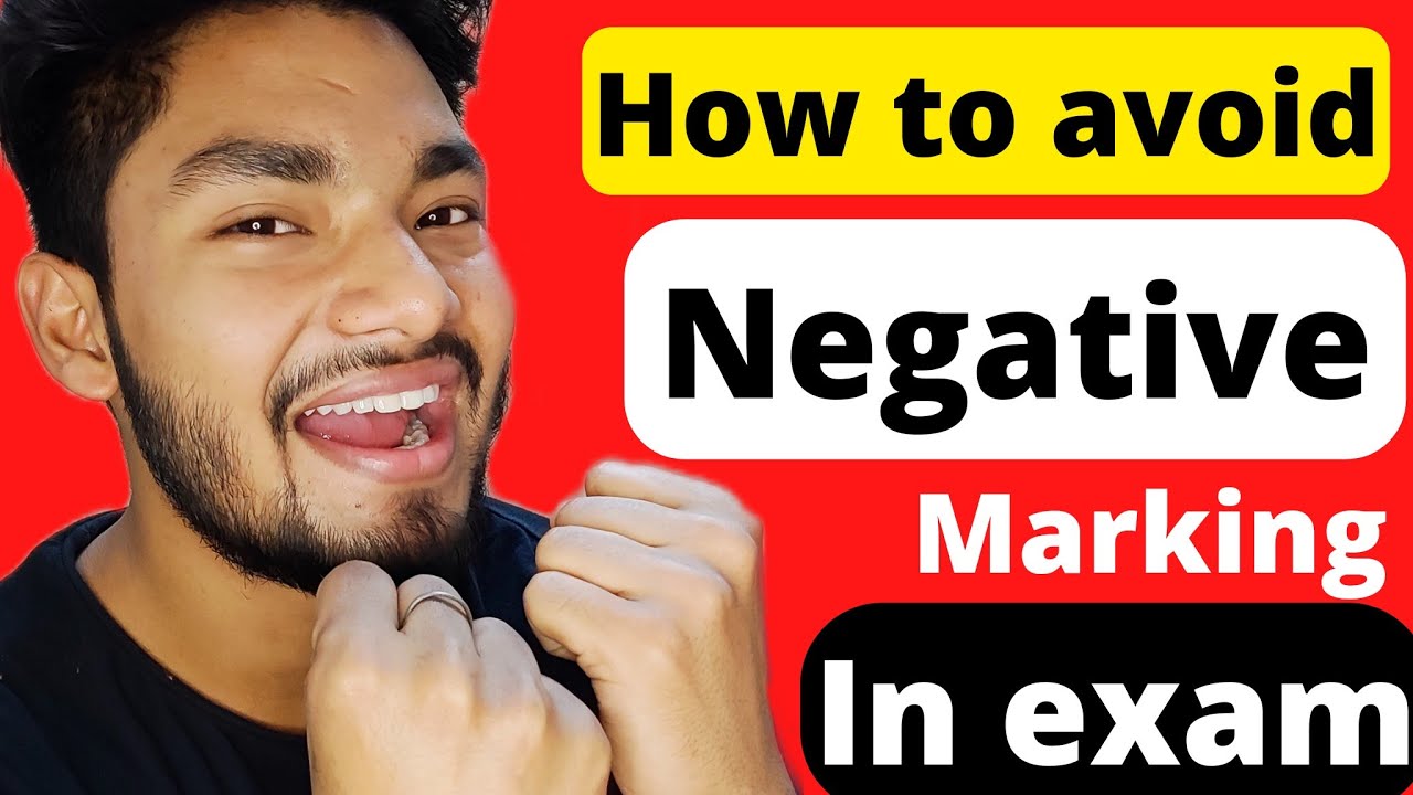 Exam m Negative marking se kaise bache | Biggest Tip ever | How to ...