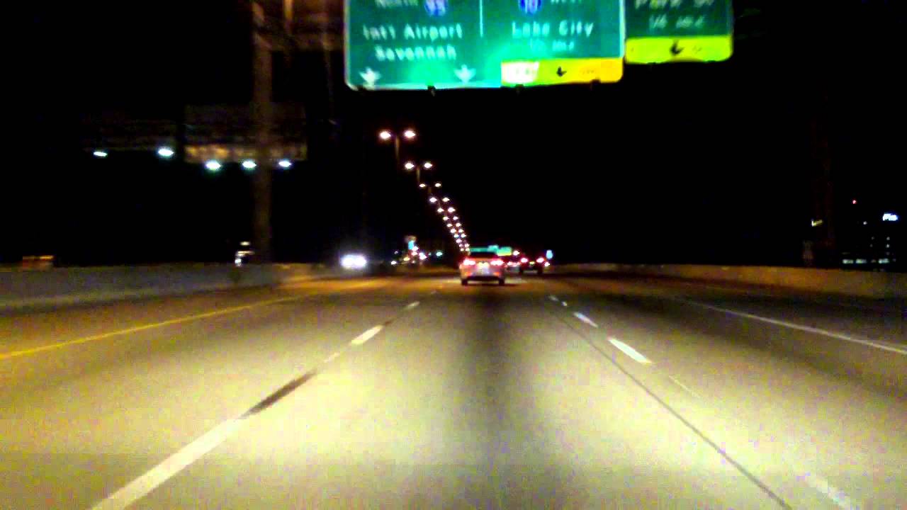 Fuller Warren Bridge northbound (Night) - YouTube