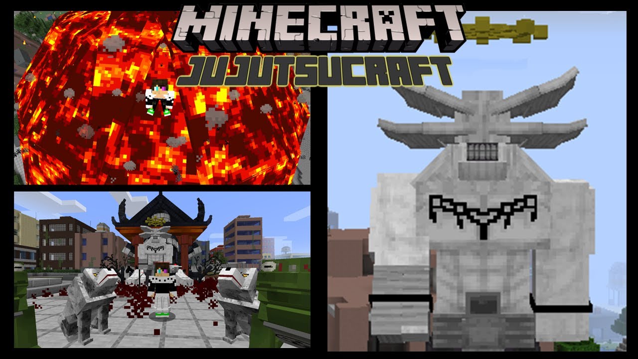 Updated Jujutsu Craft V20 Mahoraga Sukuna Fingers Yuki Tsukumominecraft Jujutsu Kaisen