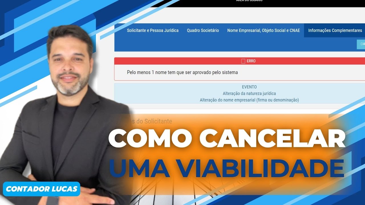 Como cancelar uma viabilidade na jucerja ? - YouTube