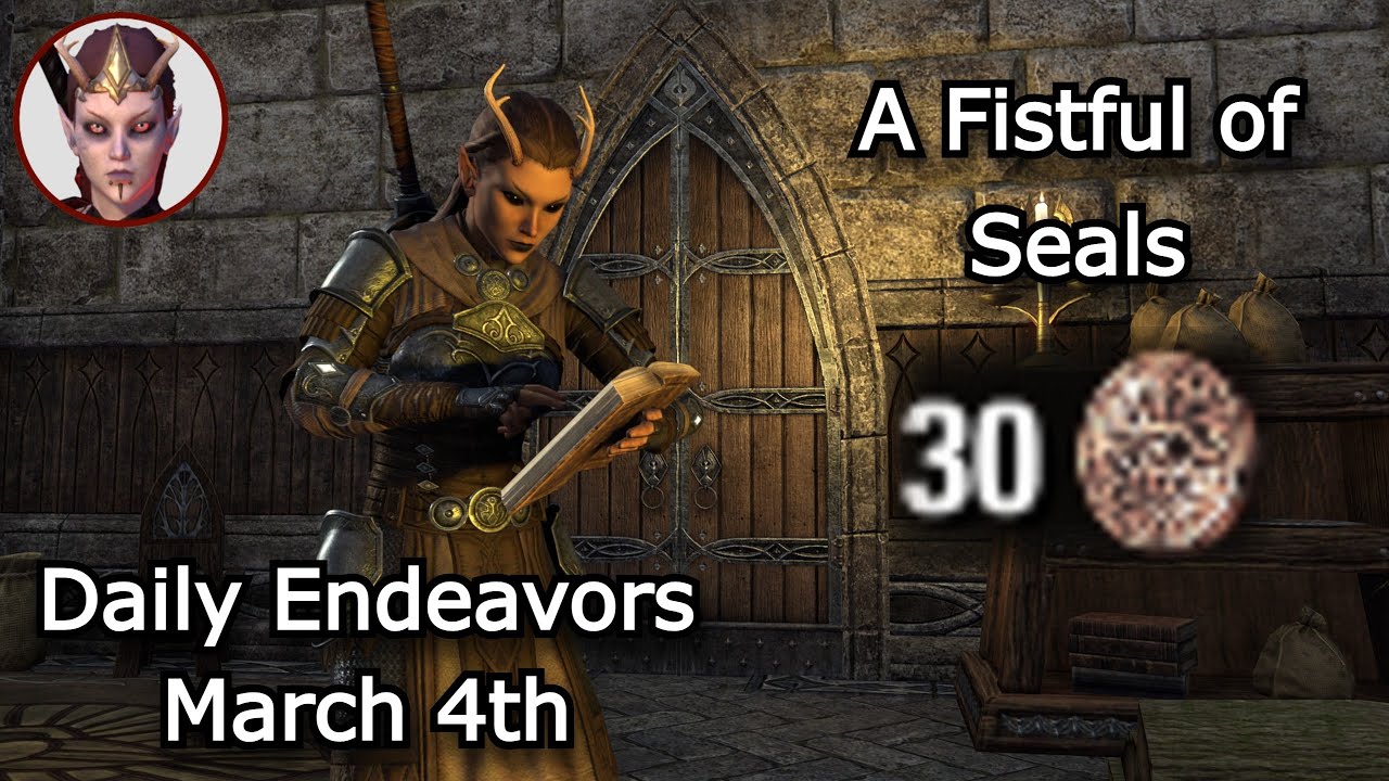 A Fistful of Seals / March 4th Daily Endeavors Walkthrough / The Elder ...