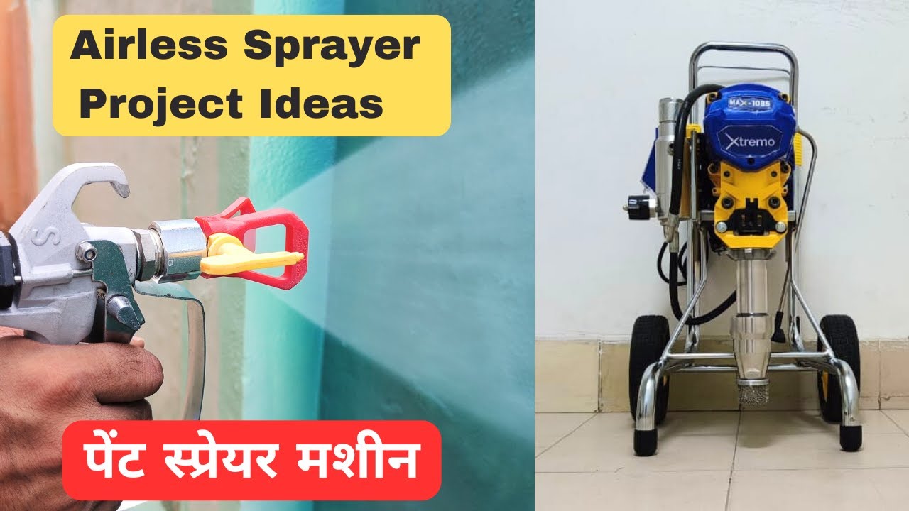 Airless Sprayer For Multiple Painting Projects Work! - YouTube