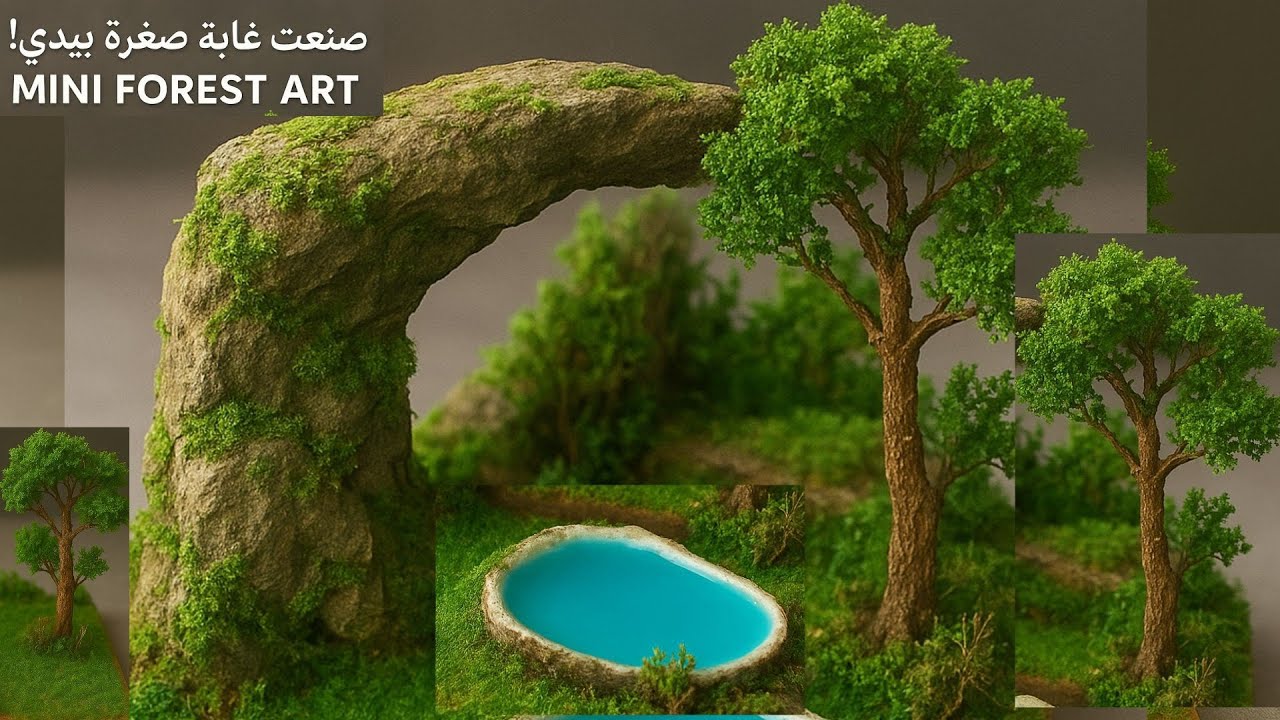 Small World Creation 🌿 Artistic Nature Craft - YouTube