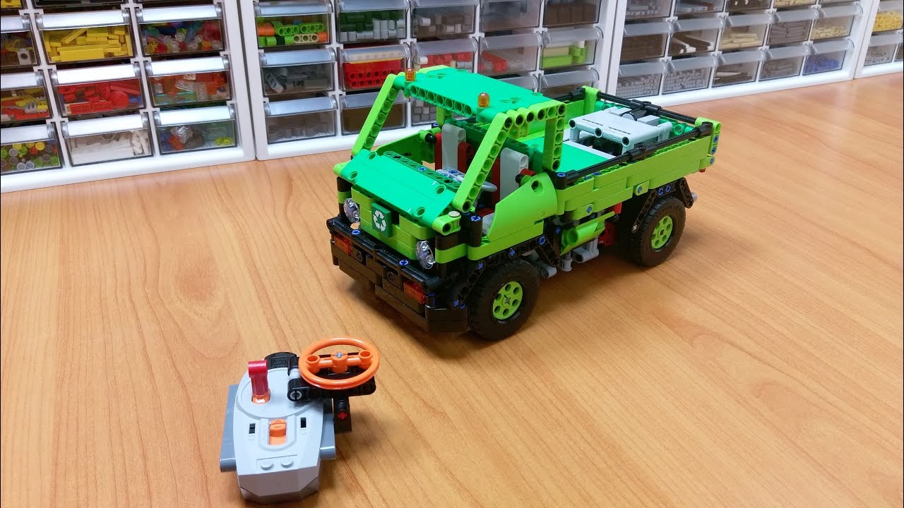 LEGO Technic Mini Recycling Truck - YouTube