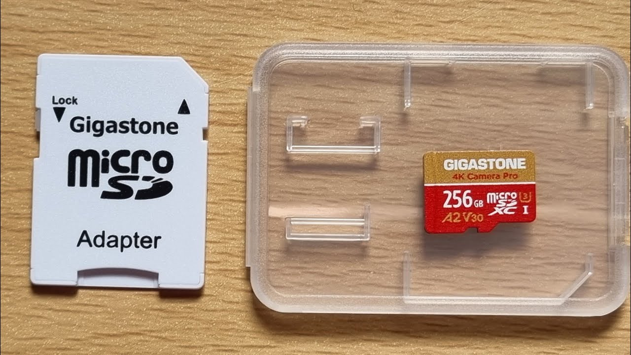 Gigastone Micro SD card 256GB 4K camera pro for Gopro Hero9 - YouTube