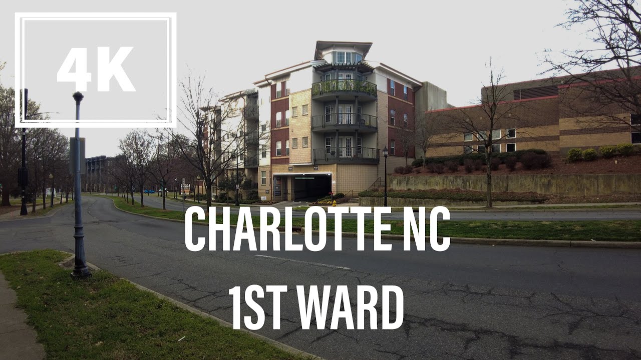 Charlotte NC (1st Ward) - Walking Tour 4k - YouTube