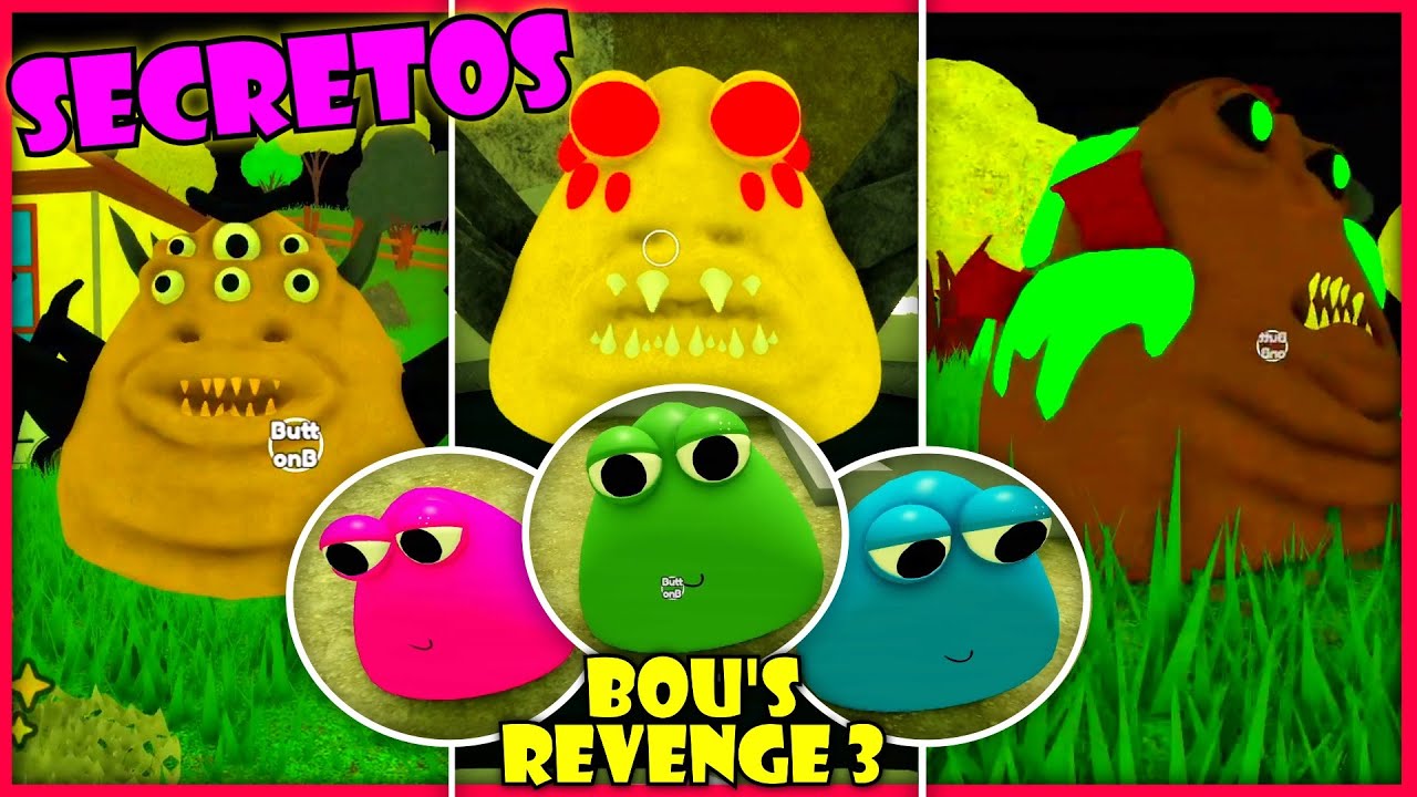 Como Pasar BOU'S REVENGE 3 + FINALES SECRETOS 🍪 VENGANZA de POU ROBLOX ...