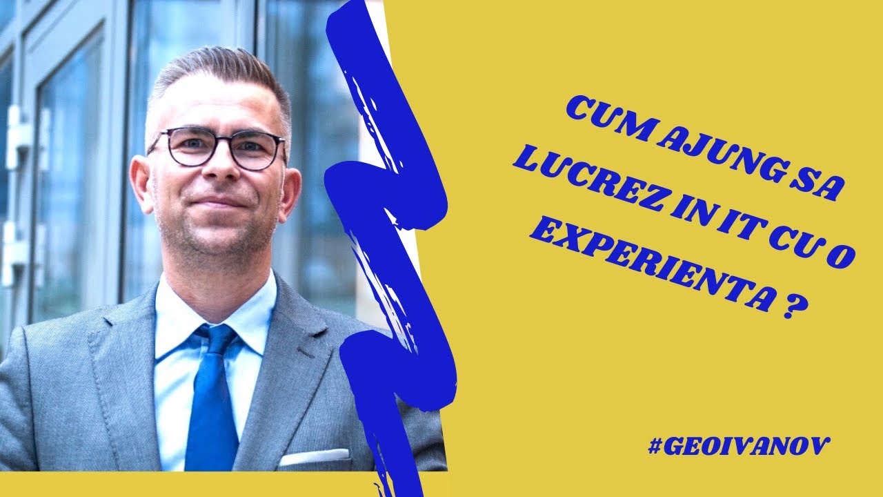 Studiu de caz. Cum ajung sa lucrez in IT- Geo Ivanov - YouTube