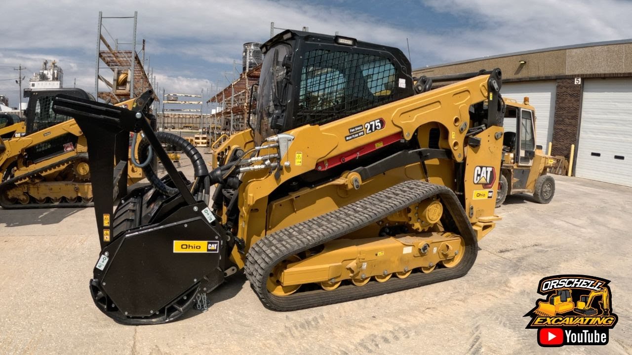 Is this my New CAT 275 SKID LOADER with Mulching Head? - YouTube
