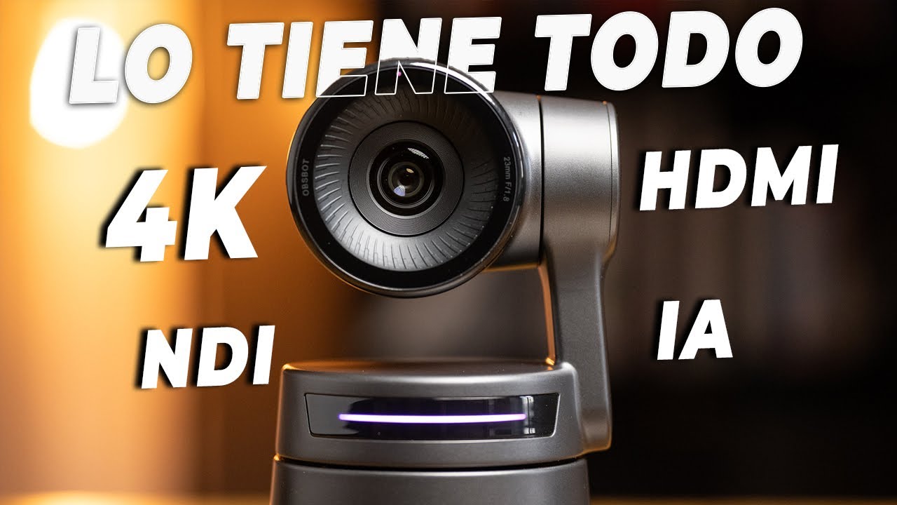 La cámara que lo tiene TODO! OBSBOT Tail Air PTZ Streaming Camera - YouTube