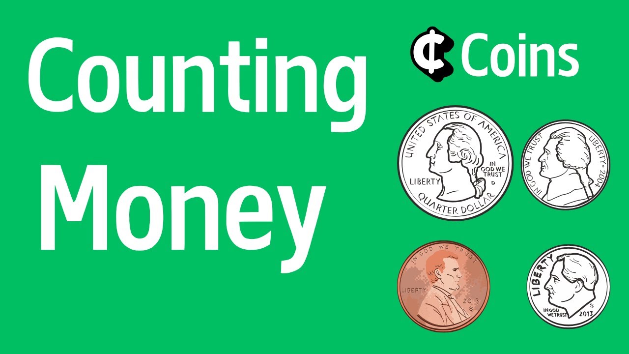 How to Count Coins - Penny-Nickel-Dime-Quarter - Money Math - YouTube