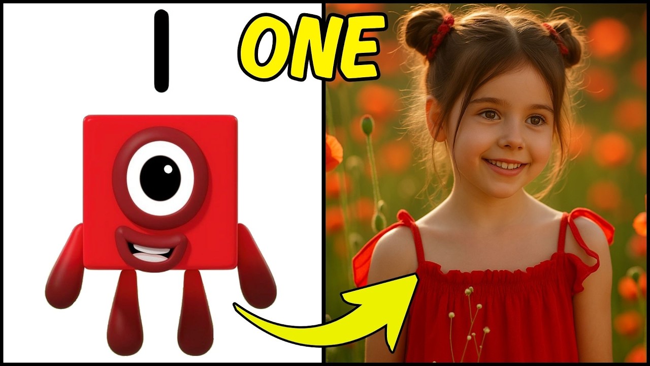 🔢 Numberblocks Characters as Humans – A Creative Reimagination! 🧑🎨 ...