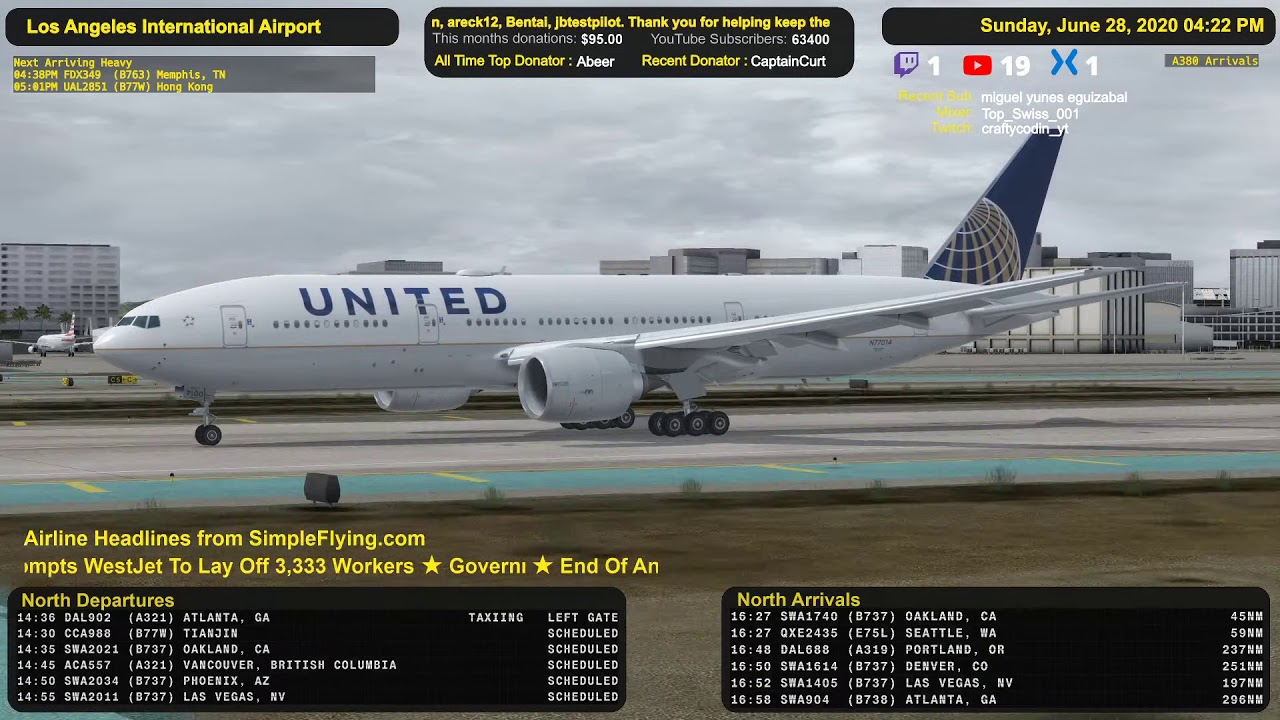 CLIP: United 2835 takeoff from 25R - YouTube