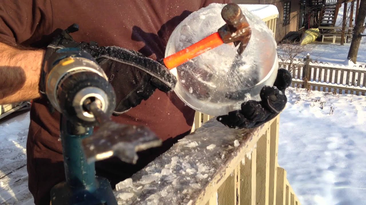 Advanced Ice Globe Making - YouTube