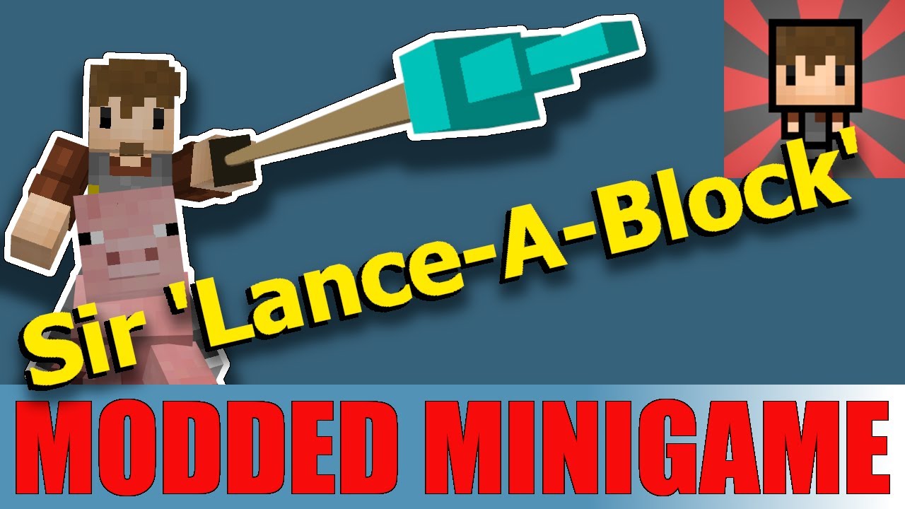 MODDED MINECRAFT JOUSTING MINIGAME - SIR 'LANCE-A-BLOCK' - CRUSADE MOD ...