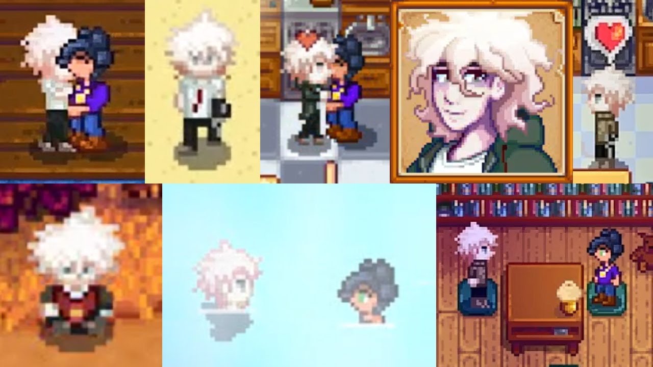 Stardew Valley Nagito Komaeda Mod Part 1 - YouTube