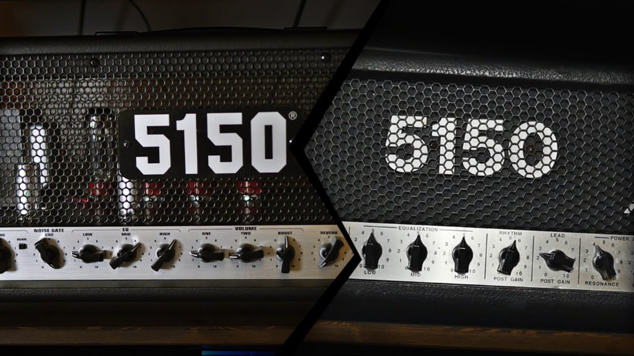 EVH 5150 ICONIC VS PEAVEY 5150 BLOCK LETTER - YouTube