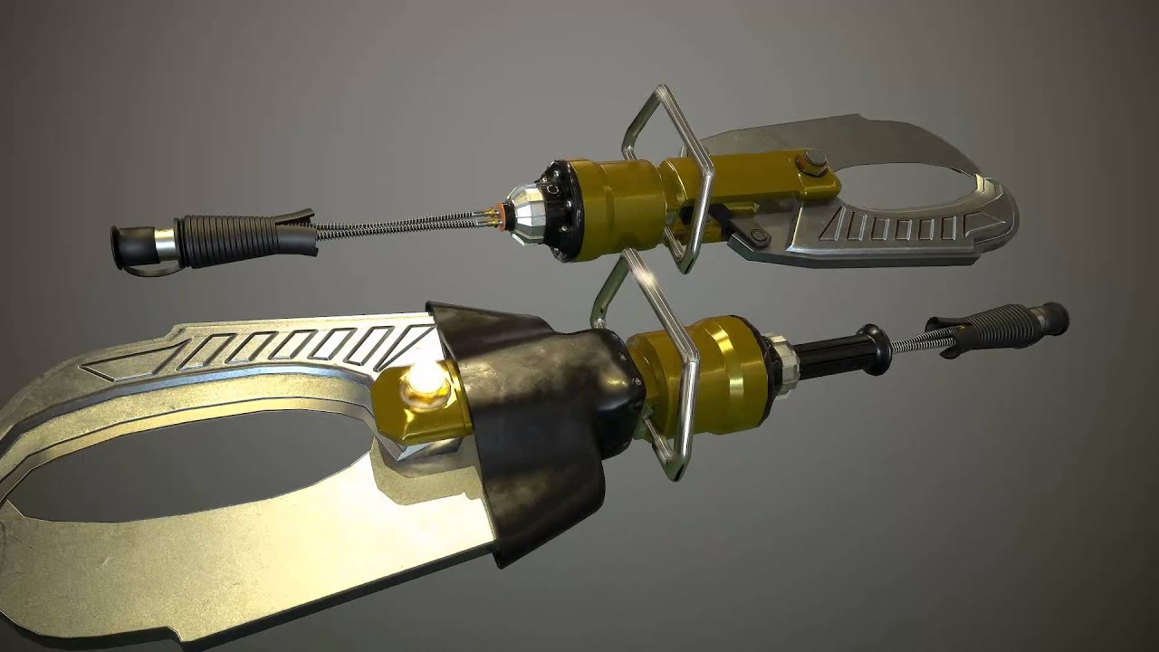 Jaws of Life: Cutter - 3D Model - YouTube