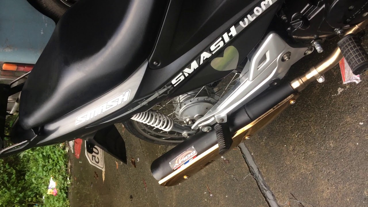Apido pipe sound test SUZUKI SMASH 115 - YouTube