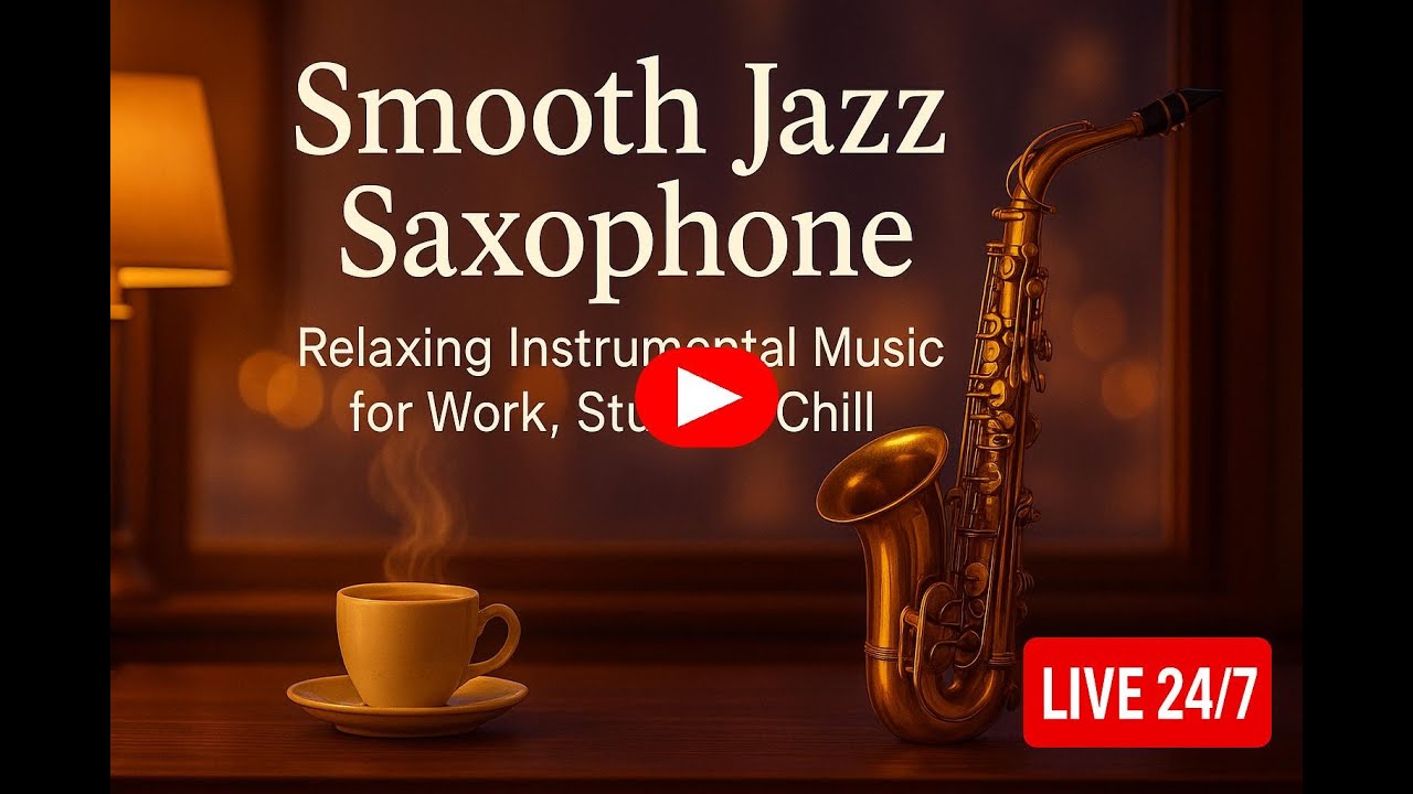 Smooth Jazz Saxophone • Relaxing Instrumentals for Work, Study & Chill ...